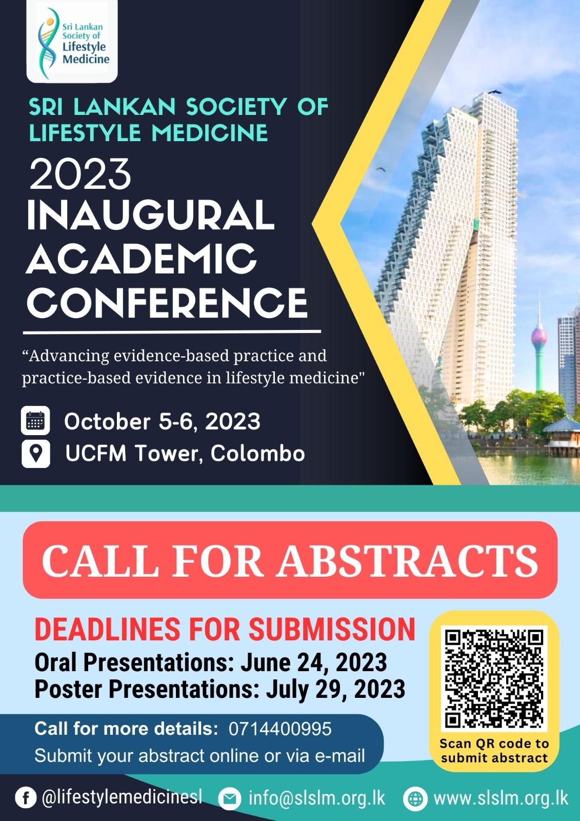 SLSLM Inaugural Academic Conference: Call for Abstracts - Sri Lankan ...