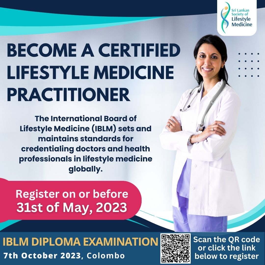 Become a Certified Lifestyle Medicine Practitioner - Sri Lankan Society ...